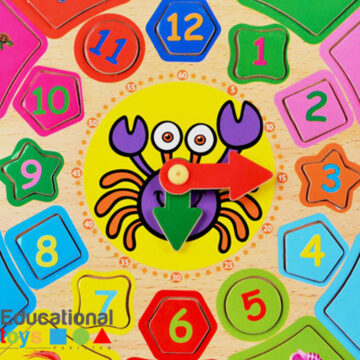 Buy Wooden Multifunctional Learning Clock Puzzle Online - Educational ...