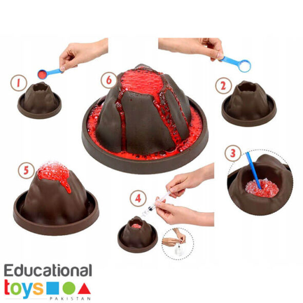 Buy DIY Science Kit - Volcano Eruption Online - Educational Toys Pakistan