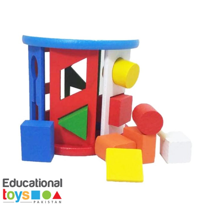 Buy Wisdom Shape Wheel - Shape Sorter Online - Educational Toys Pakistan