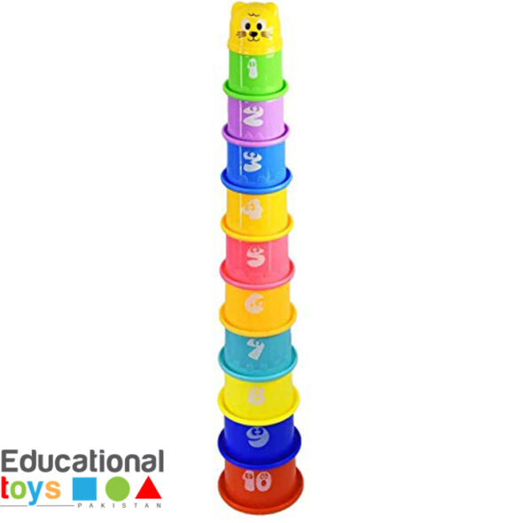 Buy Colorful Stacking Cups with Numbers and Fruit Names Online ...