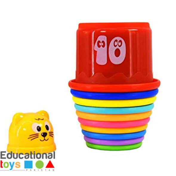 Buy Colorful Stacking Cups with Numbers and Fruit Names Online ...