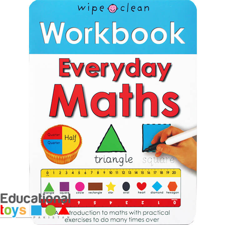 Buy Everyday Maths (Wipe Clean Workbook) Online - Educational Toys Pakistan