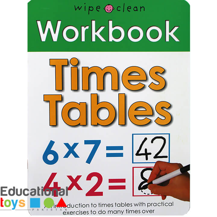 Buy Time Tables (Wipe Clean Workbook) Online - Educational Toys Pakistan