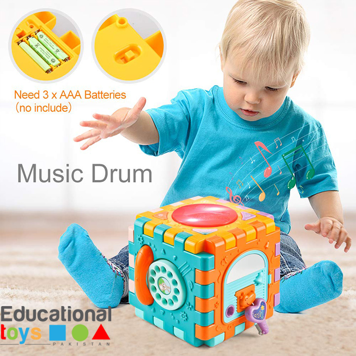 Buy Slightly Damaged - Huanger Musical Activity Cube (Big) Online ...