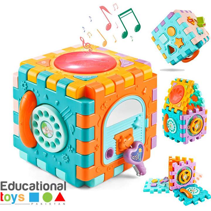 Buy Slightly Damaged - Huanger Musical Activity Cube (Big) Online ...