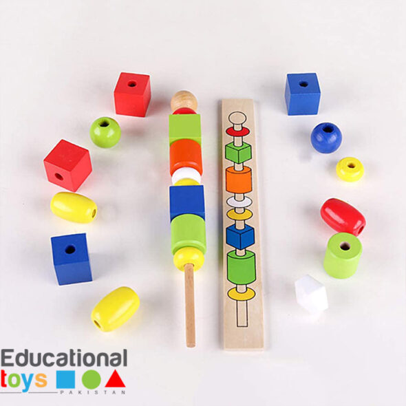 Buy Sequence Puzzle Beaded Box (Wooden) Online - Educational Toys Pakistan