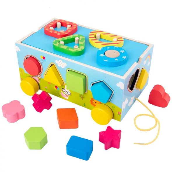 Buy Digital & Shapes Sorting Car Online - Educational Toys Pakistan
