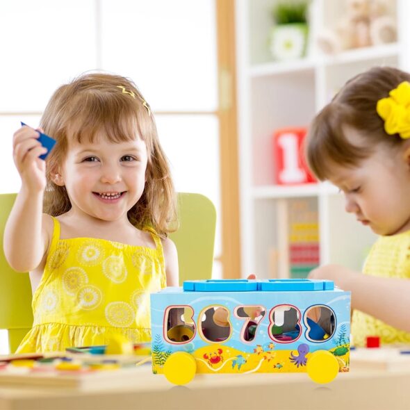 Buy Digital & Shapes Sorting Car Online - Educational Toys Pakistan