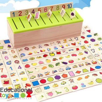 Buy Wooden Knowledge Classification Box Online - Educational Toys Pakistan