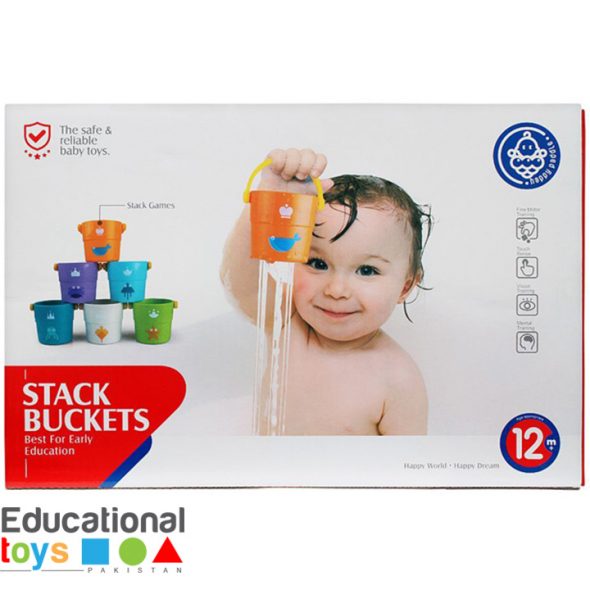 Buy Stack & Pour Buckets - Baby Bath Toy (6 Pieces) Online ...