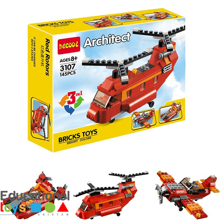 Buy Architect Red Rotors - 145 Pieces - 3107 Online - Educational Toys ...