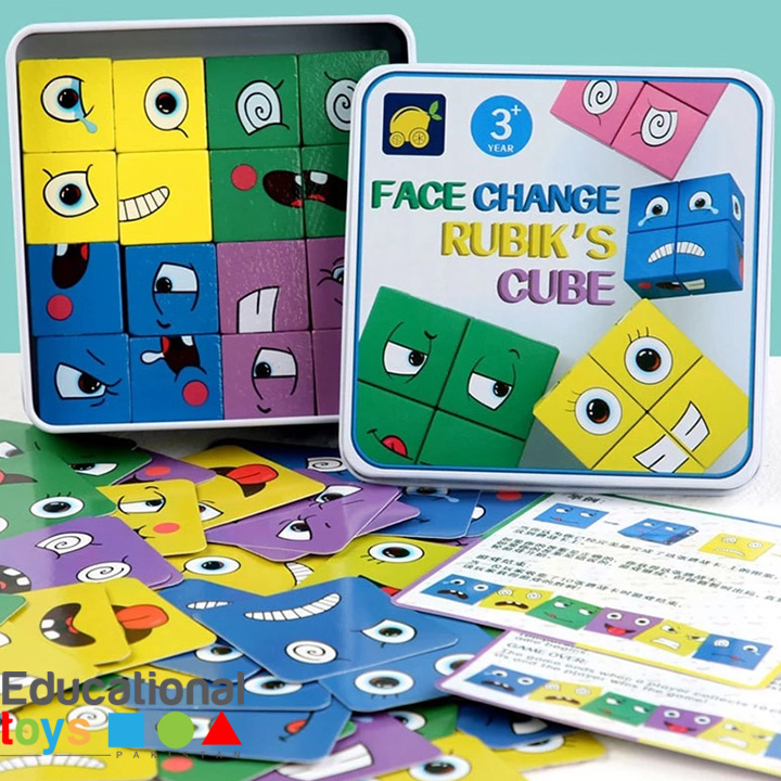 Buy Face Change Rubiks Cube Online - Educational Toys Pakistan