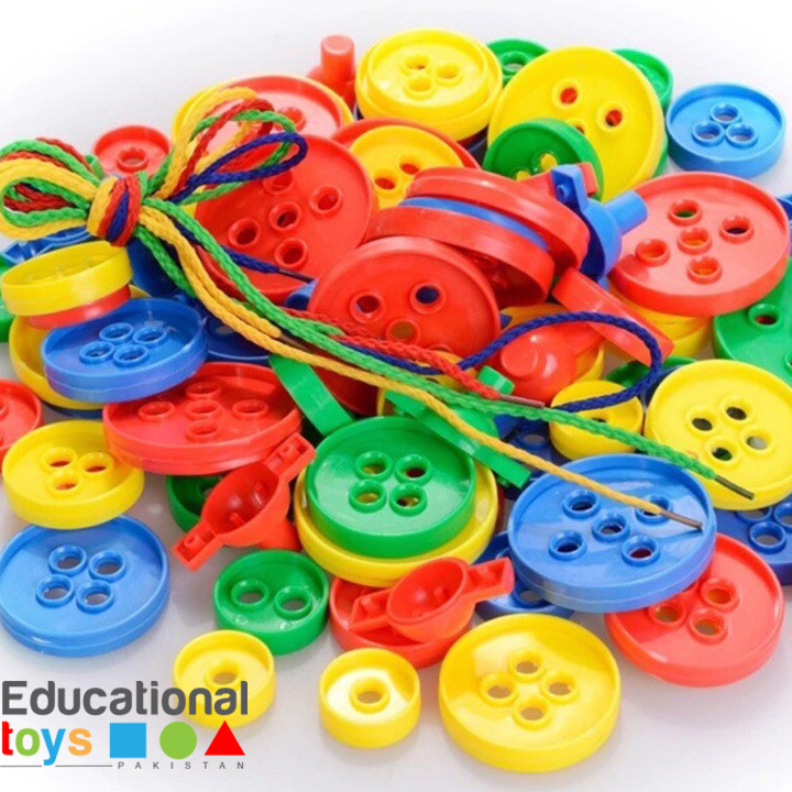 Buy Lacing Buttons Online - Educational Toys Pakistan