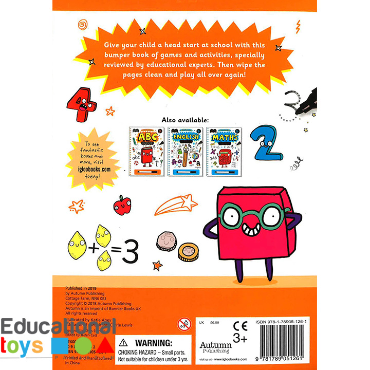Buy 123: Wipe-Clean Workbook Online - Educational Toys Pakistan