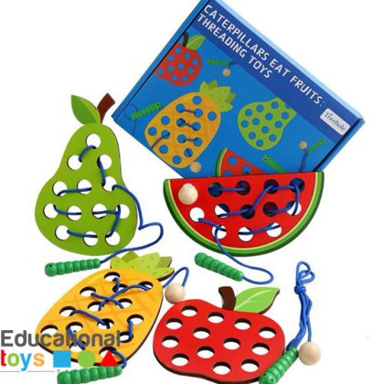 Buy Fruit Threading Set (4 Pieces) Online - Educational Toys Pakistan