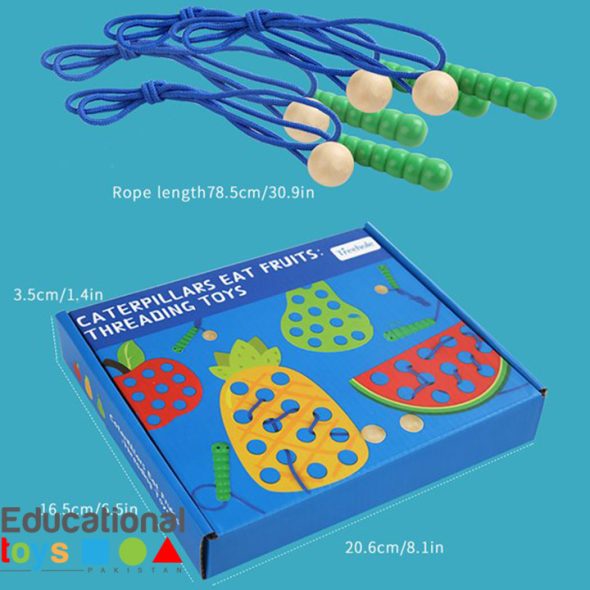 Buy Fruit Threading Set (4 Pieces) Online - Educational Toys Pakistan