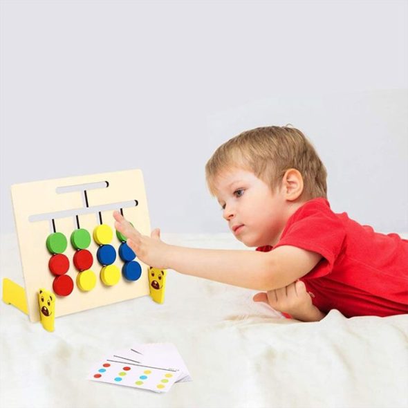 Buy Defected Piece - Wooden Four Colour Animal Logic Game Online ...