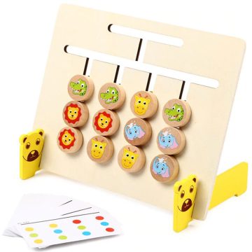 Buy Defected Piece - Wooden Four Colour Animal Logic Game Online ...