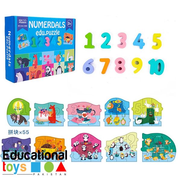 Buy Numbers Jigsaw Puzzle Online - Educational Toys Pakistan