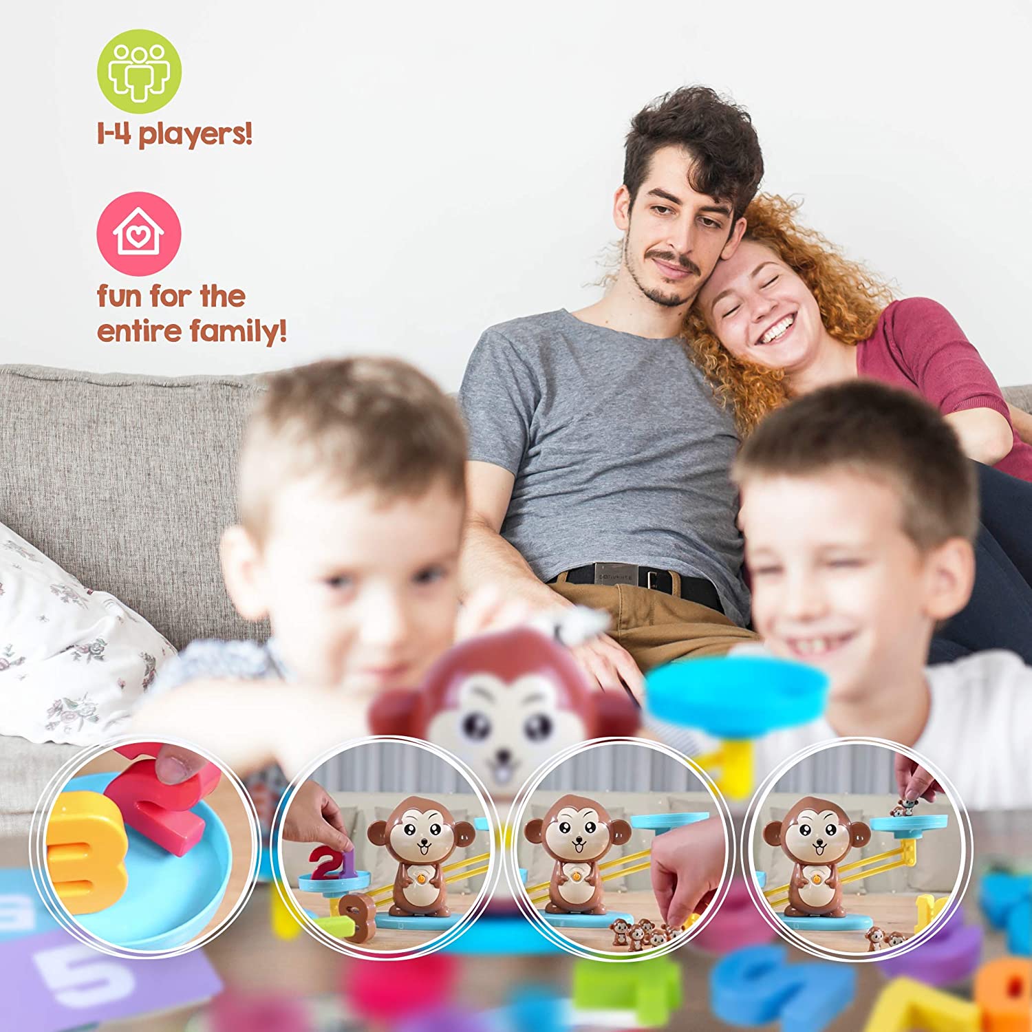 Buy Monkey Balance Math Game Online - Educational Toys Pakistan