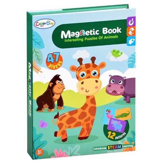 Buy Magnetic Puzzle Book - Animals Online - Educational Toys Pakistan