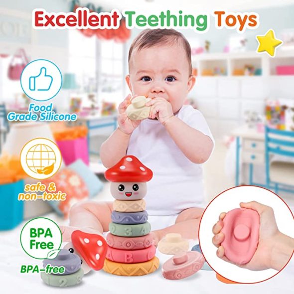 Buy Soft Stacking Rings for Babies Online - Educational Toys Pakistan