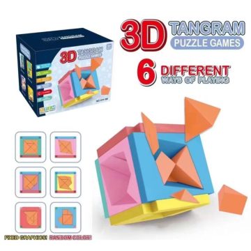 Buy 3D Tangram Puzzle Cube Online - Educational Toys Pakistan