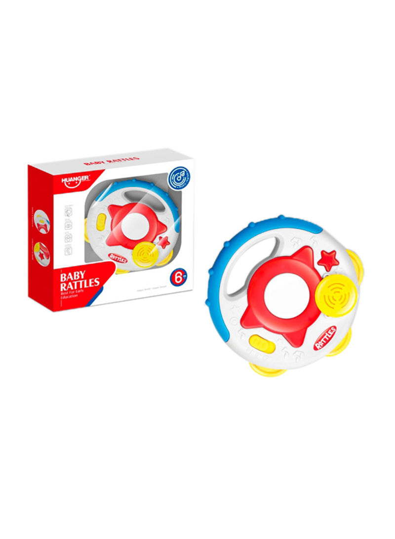 Buy Huanger Baby Rattle - 2 in 1 tambourine with light and music Online ...