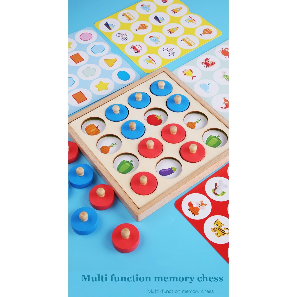 Buy Wooden Memory Chess Game Online - Educational Toys Pakistan