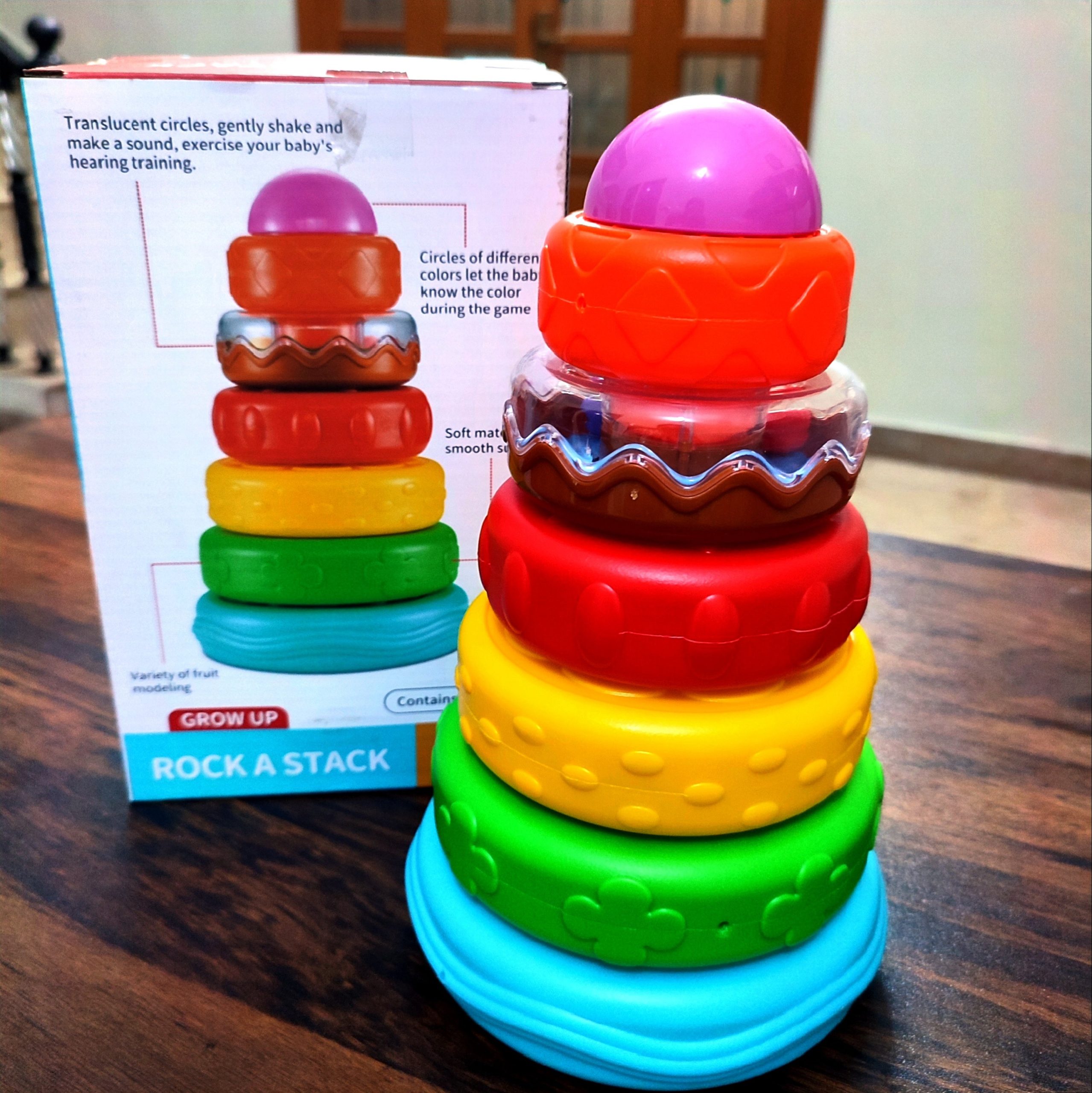 Buy Colourful Stacking Rings for babies Online - Educational Toys Pakistan