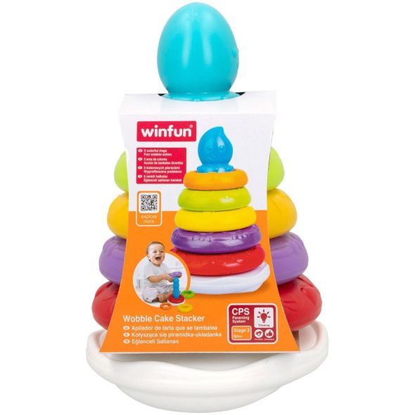 Buy Winfun Wobble Cake Stacker (Ring Tower) Online - Educational Toys ...
