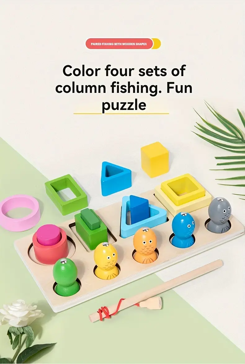 Buy Wooden Shape Sorter and Fishing Board Online - Educational Toys ...