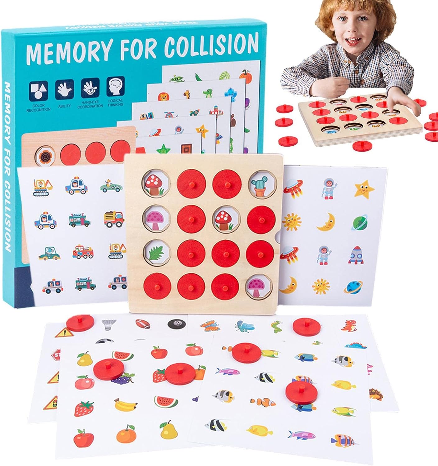 Buy Wooden Memory Chess - Matching Game Online - Educational Toys Pakistan