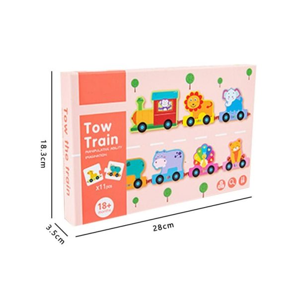 Buy Wooden Animal Train Set Online - Educational Toys Pakistan