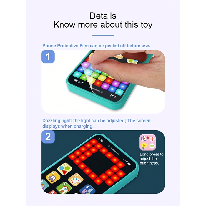 Buy Baby Phone with LED Lights Online - Educational Toys Pakistan