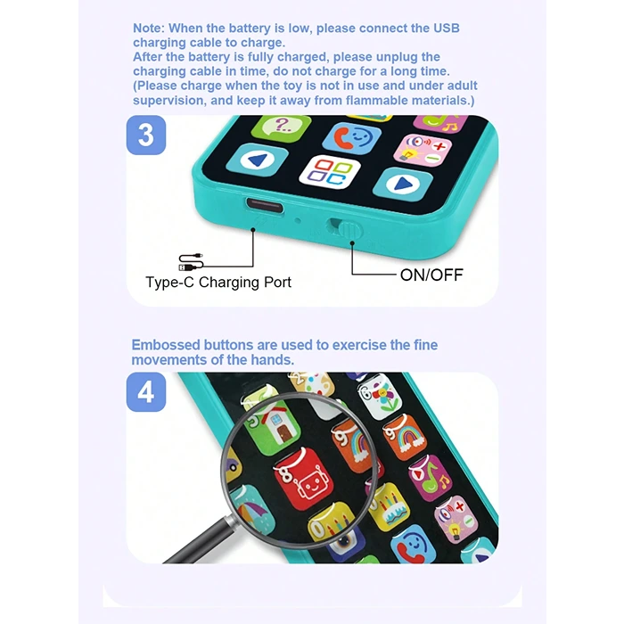 Buy Baby Phone with LED Lights Online - Educational Toys Pakistan