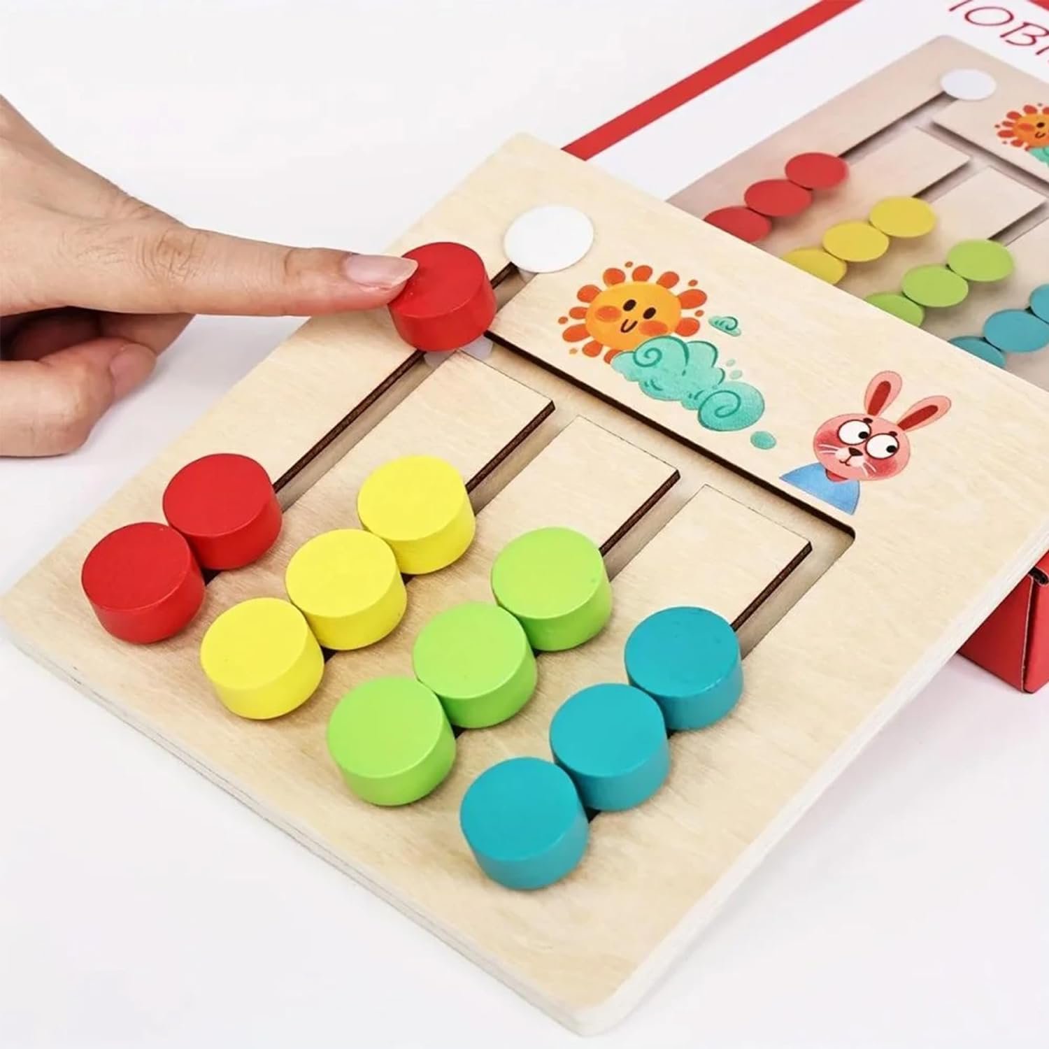 Buy Wooden 4 Colour Logic Game - Small Online - Educational Toys Pakistan
