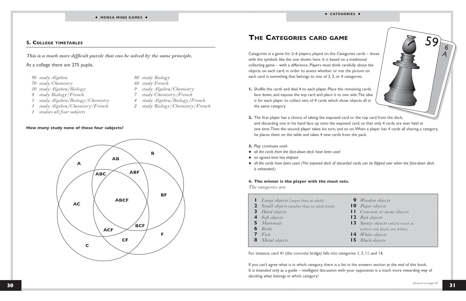 Buy Mensa Brain Workout Pack Online - Educational Toys Pakistan